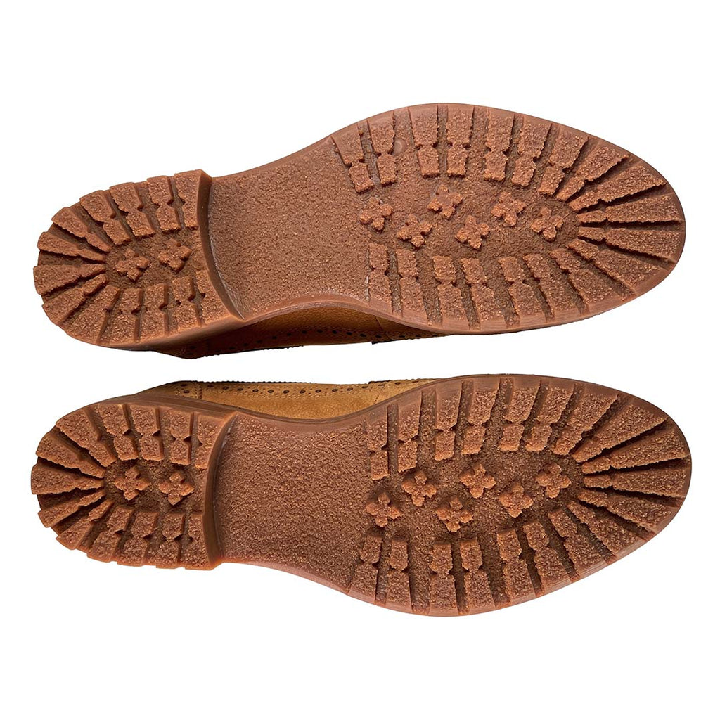 Tan Brogues Men's Leather Shoes Commando Soles – Coogan London