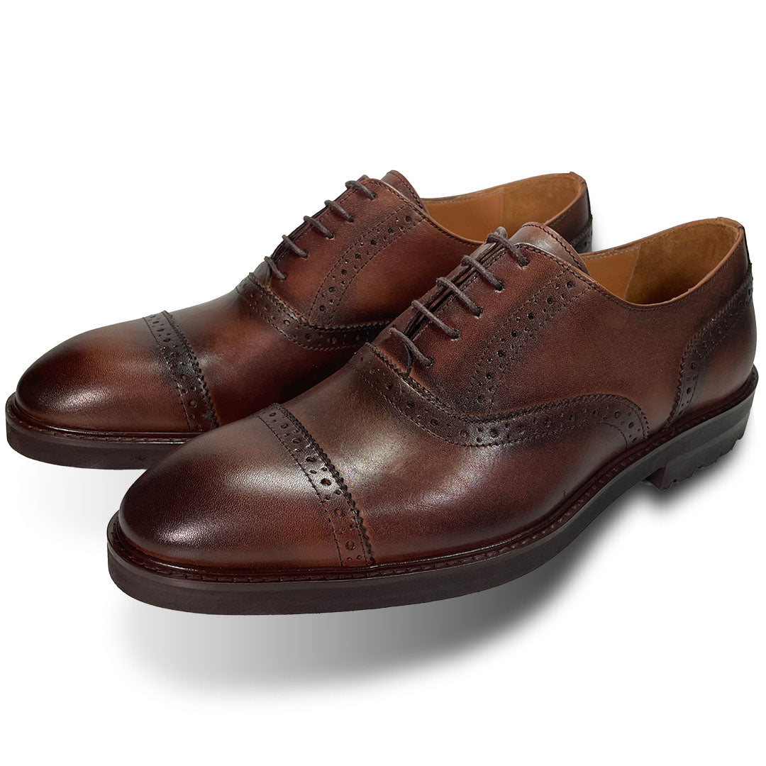 Tan Brogues Men's Leather Shoes